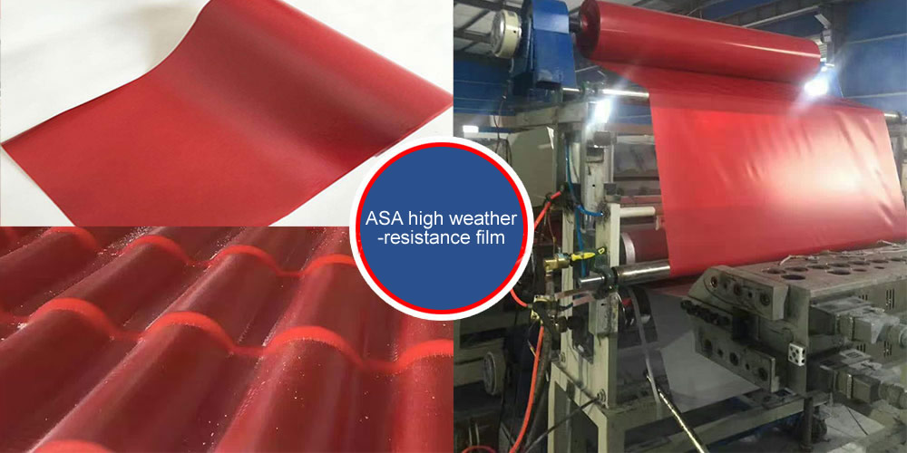 UV resistant weatherable asa resin, coextruded plastic products, films ...